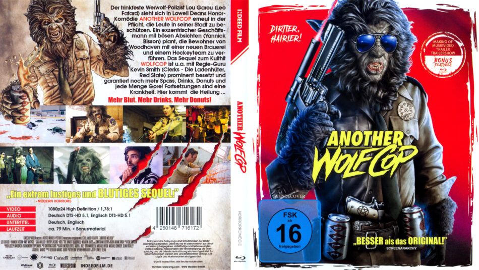 Wolfcop dvd cover (2014) R2 German