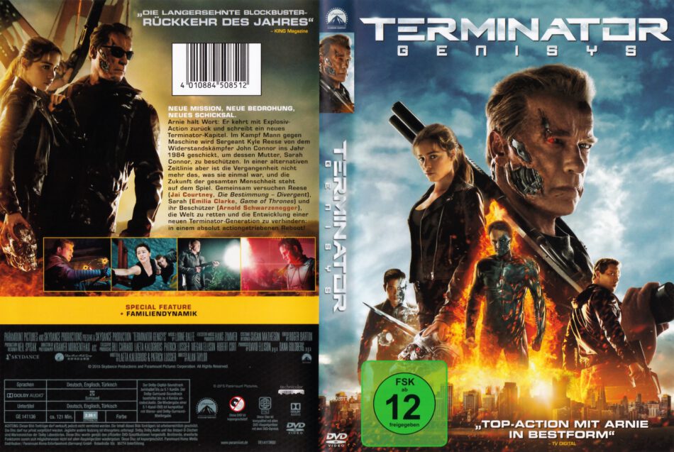 Terminator - Genisys (2015) R2 German DVD Cover - DVDcover.Com