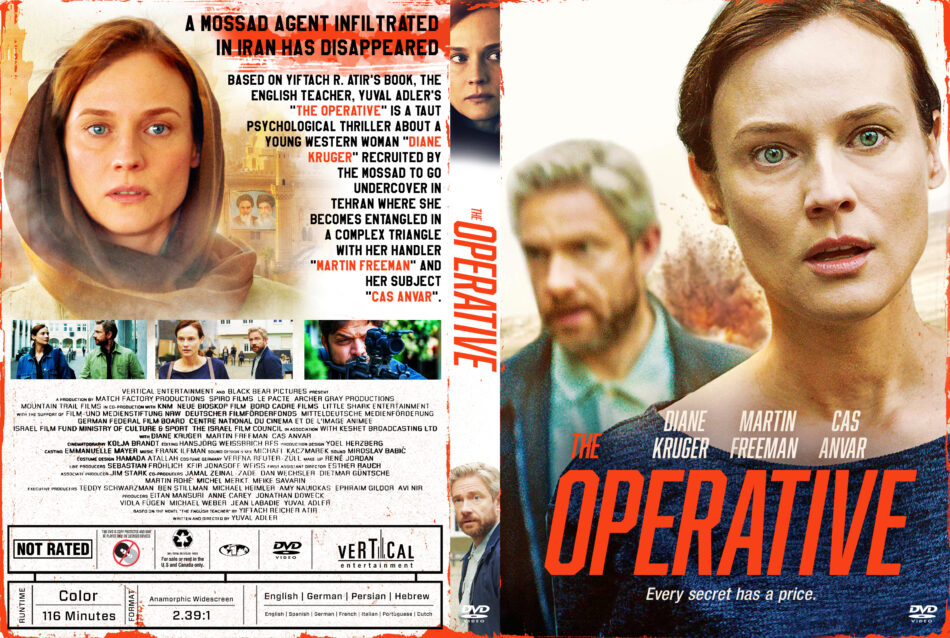The Operative (2019) R1 Custom DVD Cover - DVDcover.Com