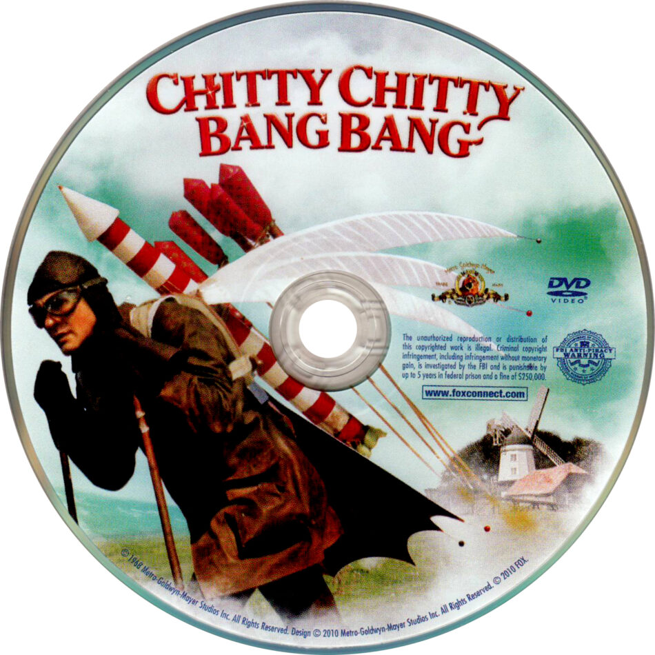 CHITTY CHITTY BANG BANG (1968) R1 DVD Cover & Labels - DVDcover.Com