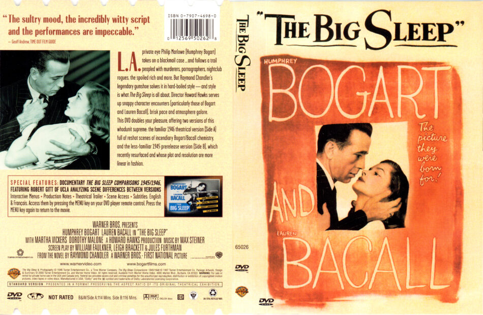 The Big Sleep 1946 Poster Big Sleep, The (1946)