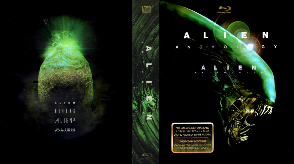 ALIEN ANTHOLOGY BOXSET R1 BLU-RAY Cover & Labels - DVDcover.Com
