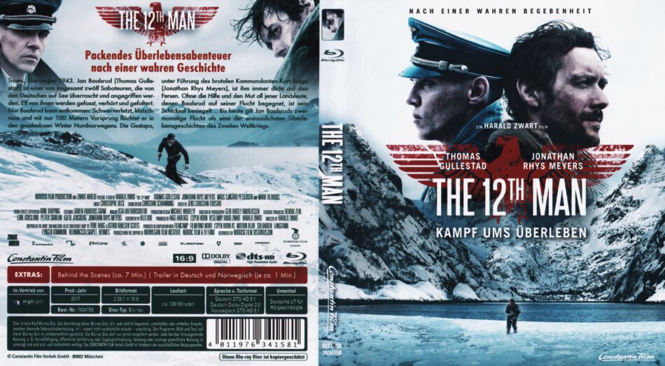 The 12th Man (2017) R2 German Blu-Ray Cover - DVDcover.Com