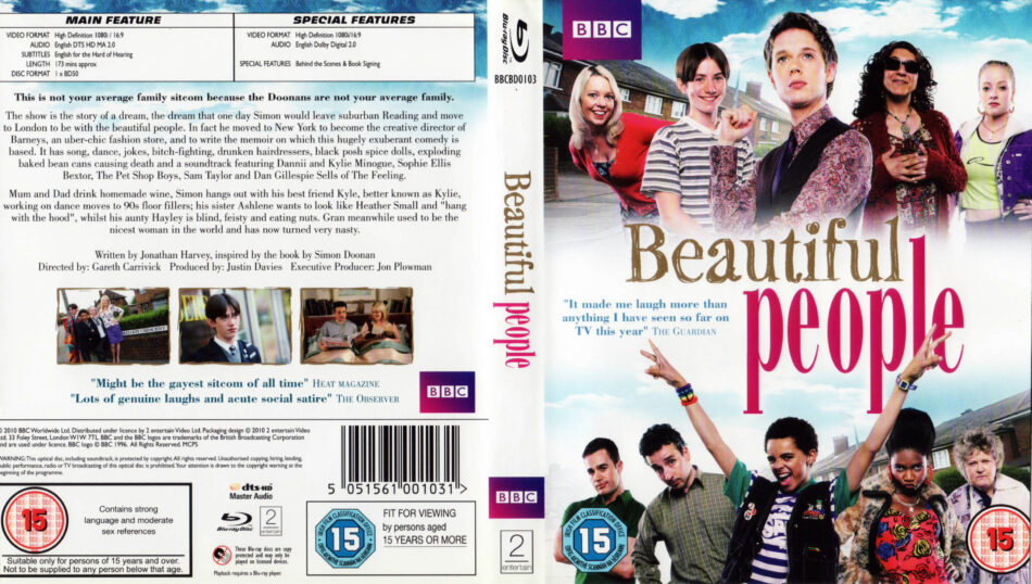 BEAUTIFUL PEOPLE SERIES ONE (1996) R2 Blu-Ray Cover & Label - DVDcover.Com