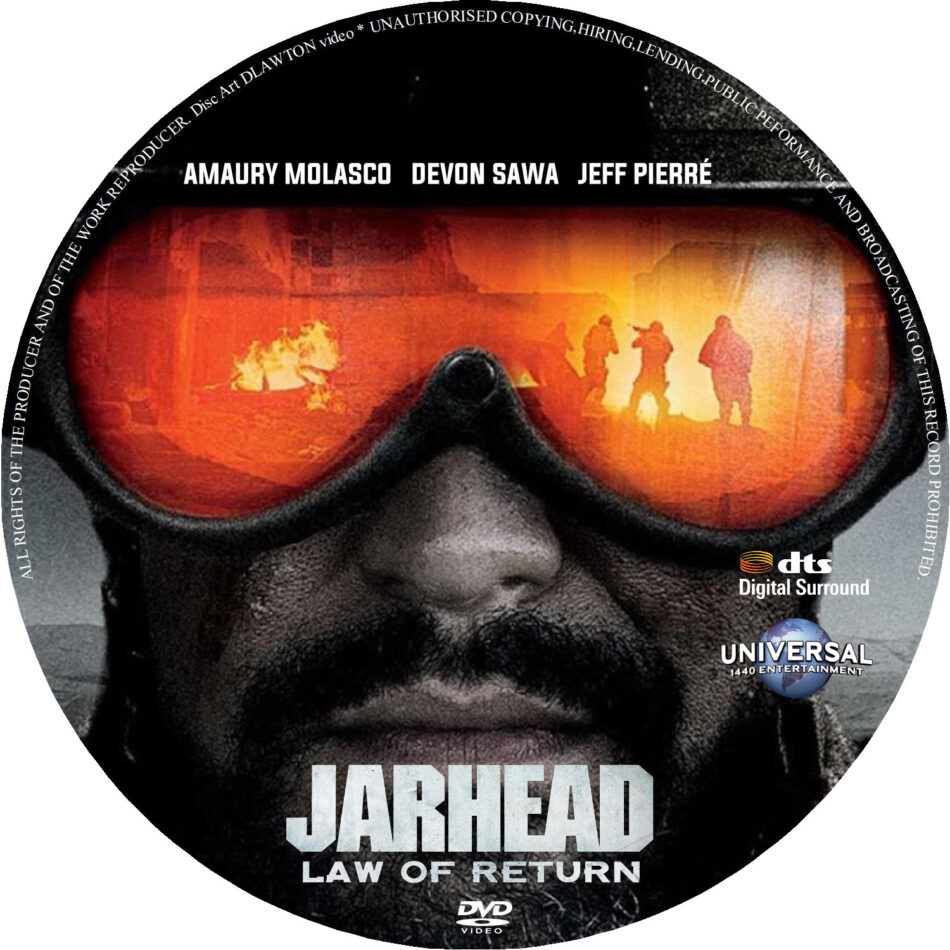 Jarhead: Law Of Return (2019) R1 Custom DVD Cover & Label - DVDcover.Com