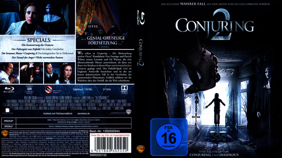 The Conjuring Blu Ray Cover