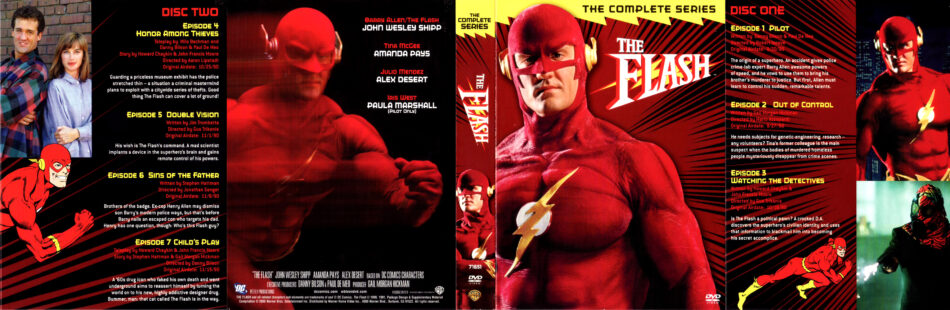 THE FLASH COMPLETE SERIES (2005) R1 DVD COVER & LABELS - DVDcover.Com