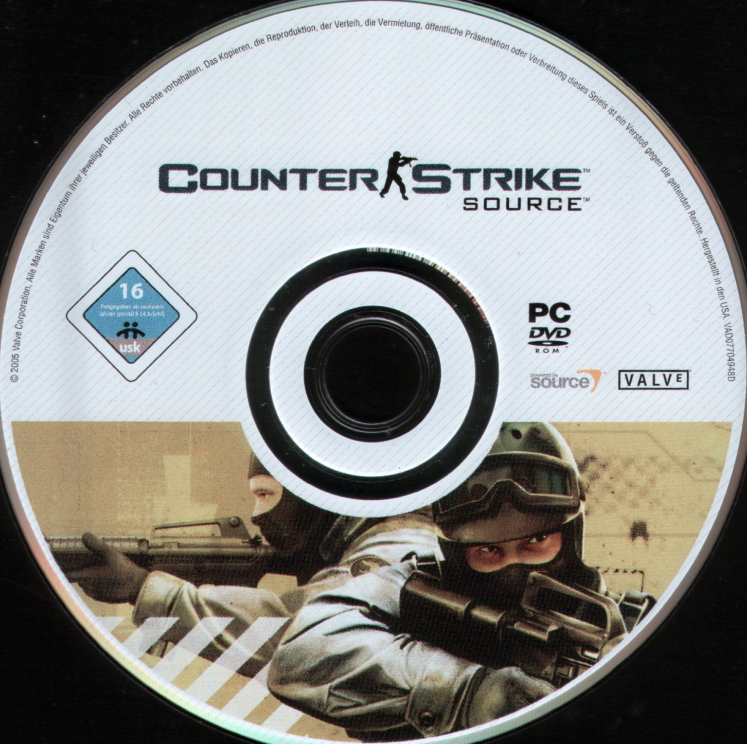 Counter-Strike: Source (2004) GER PC DVD Cover & Label - DVDcover.Com