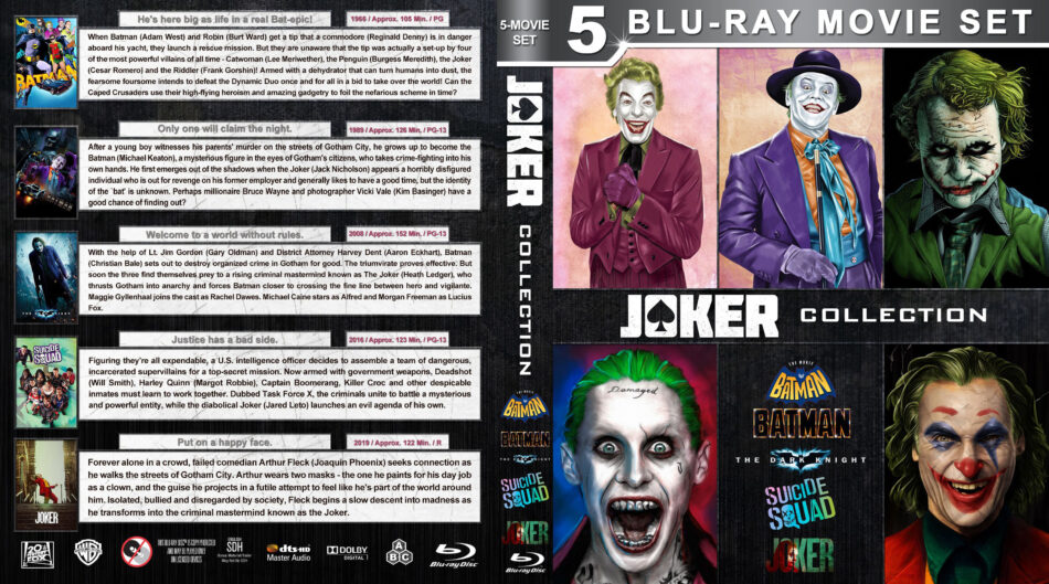 Joker Collection R1 Custom Blu-Ray Cover - DVDcover.Com