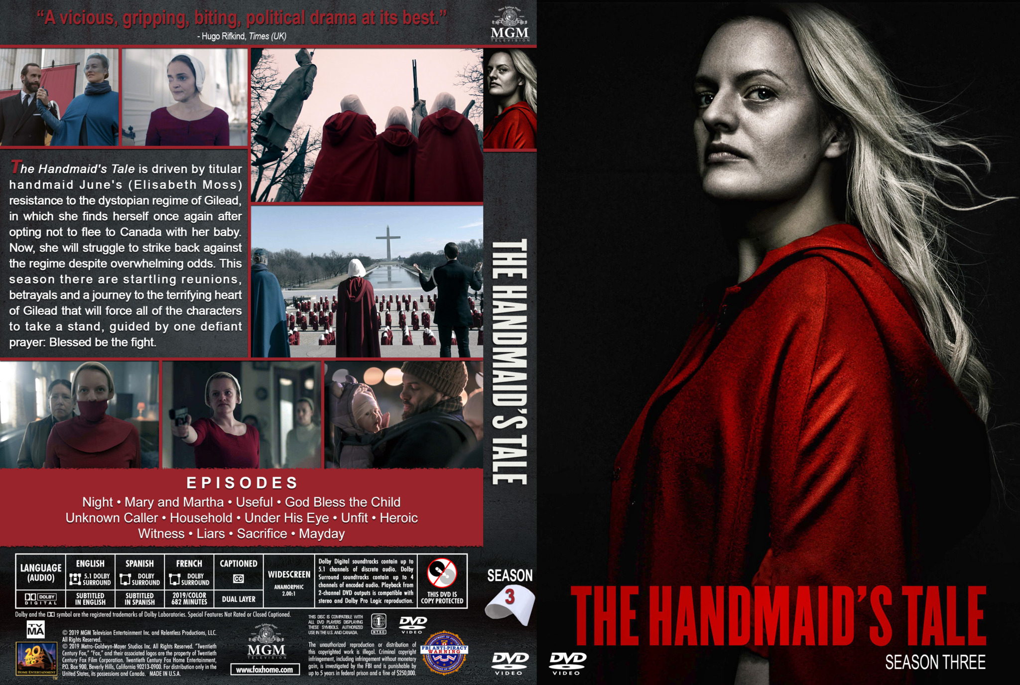 911 Season 3 2020 R1 Custom Dvd Cover Labels