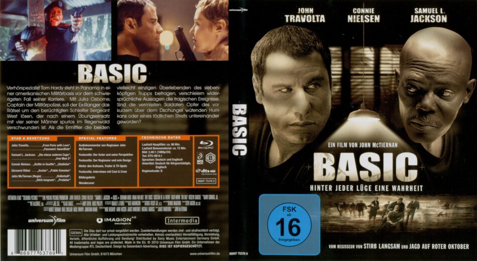 Basic (2010) German Blu-Ray Cover - DVDcover.Com