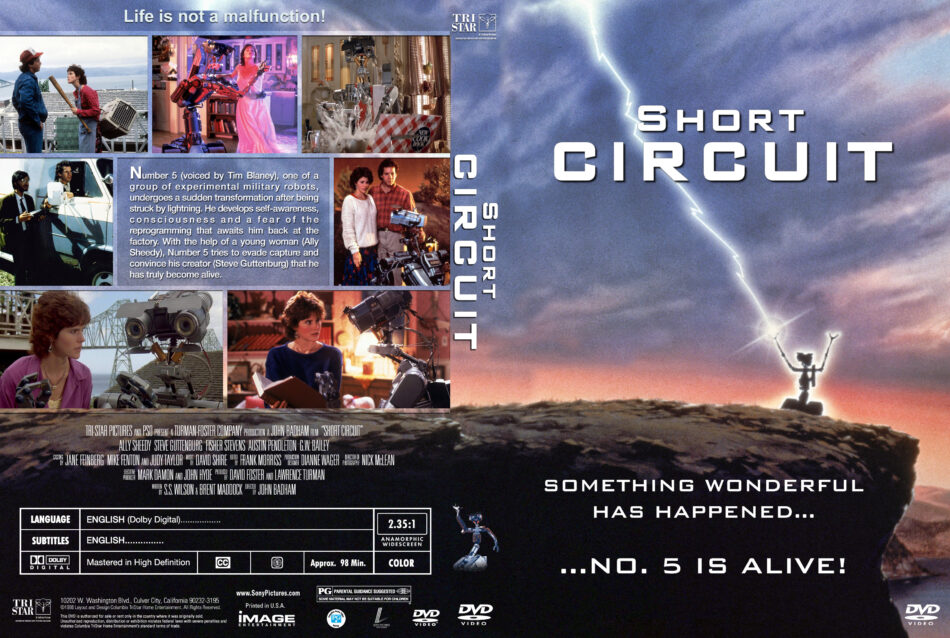Short Circuit (1996) R1 Custom DVD Cover & Label - DVDcover.Com