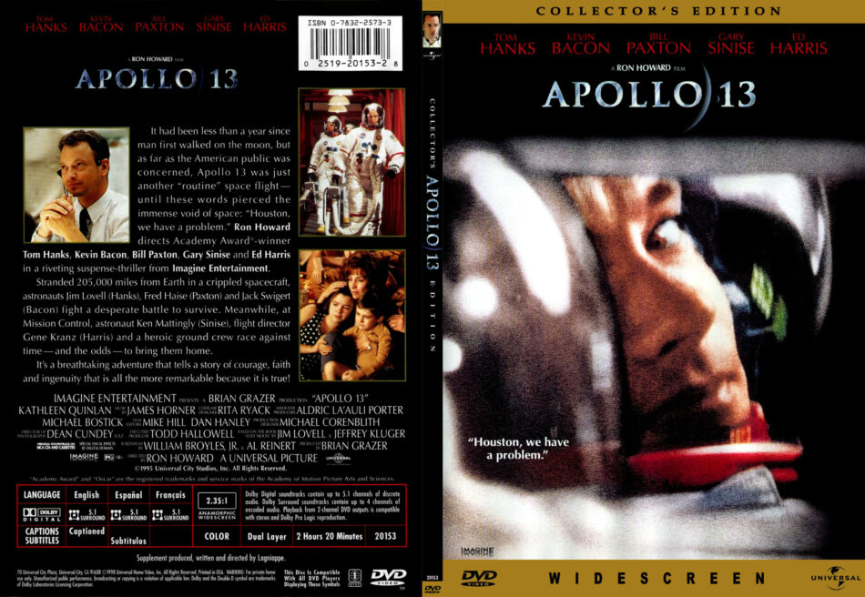 Apollo 13 (1995) R1 SLIM DVD Cover & Labels - DVDcover.Com