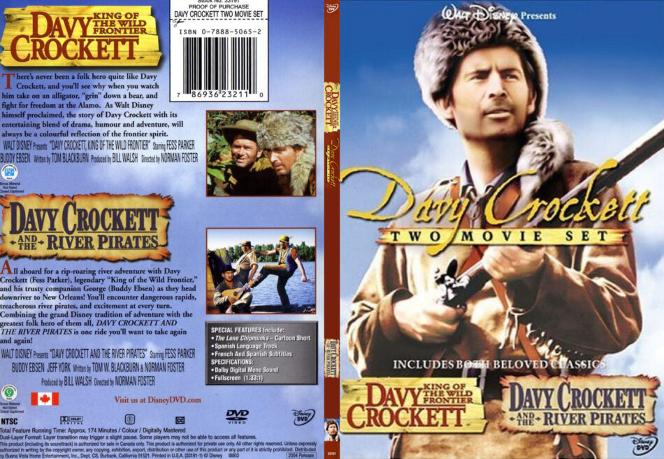 Davy Crockett (2004) R1 SLIM DVD Cover and Label - DVDcover.Com