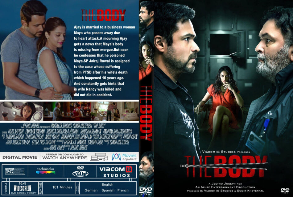The Body (2019) R0 Custom DVD Cover & Label - DVDcover.Com