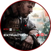 Extraction (2020) R2 Custom DVD Label - DVDcover.Com