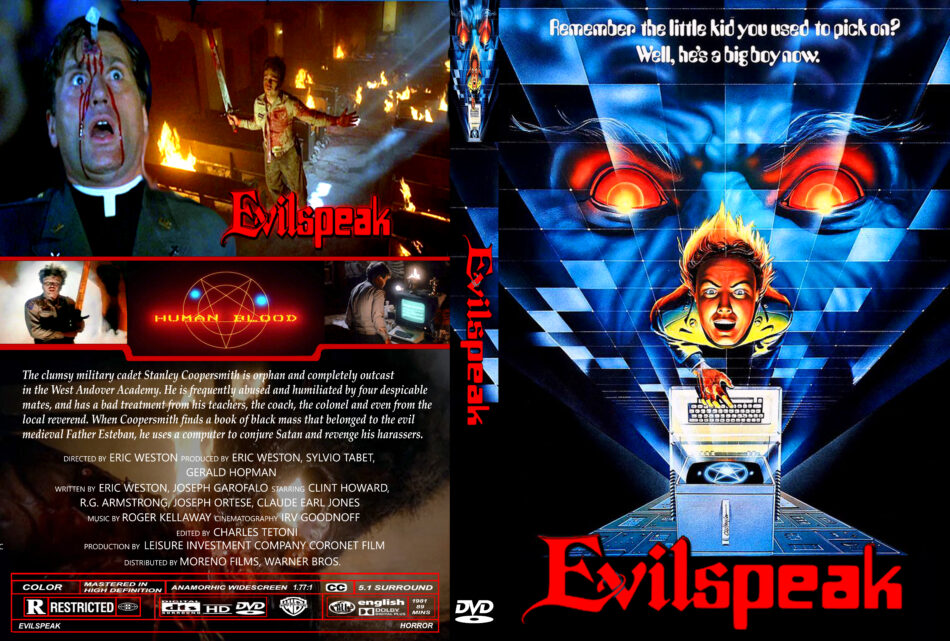 Evilspeak (1981) R0 CUSTOM DVD Cover - DVDcover.Com