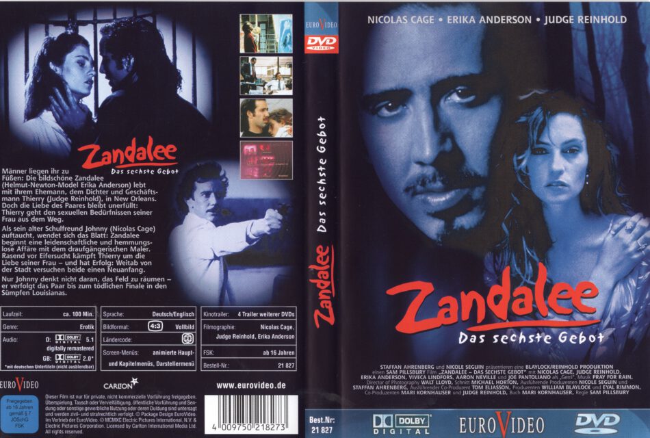Zandalee (1991) R2 German DVD Cover - DVDcover.Com