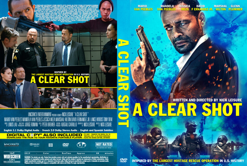 A Clear Shot (2019) R1 Custom DVD Cover - DVDcover.Com