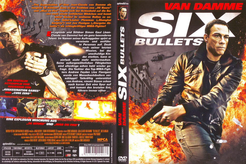 Six Bullets (2012) R2 German DVD Cover - DVDcover.Com