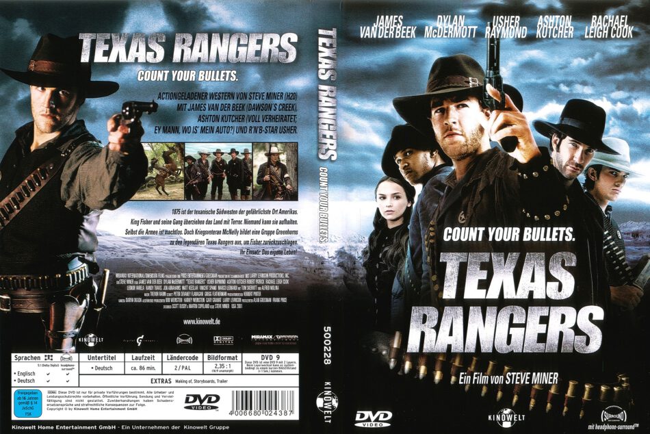 Texas Rangers R2 German DVD Cover - DVDcover.Com