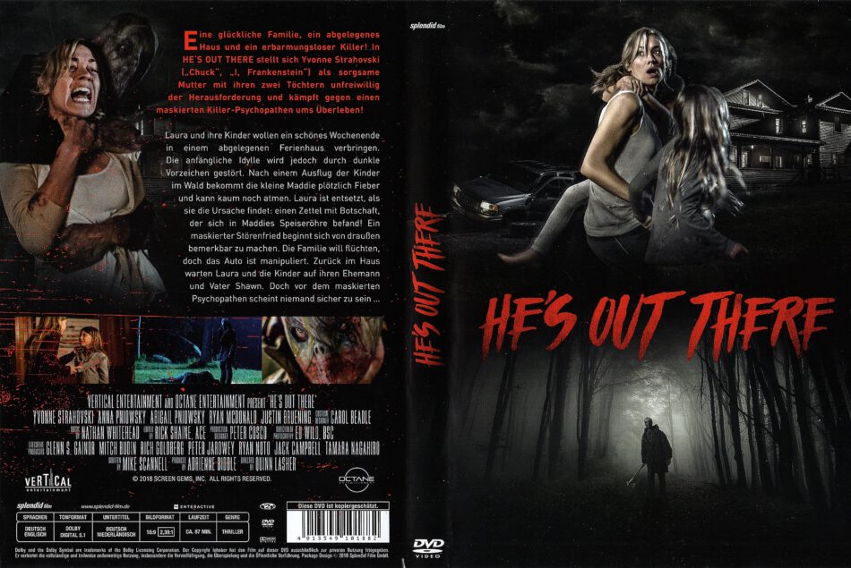 He's Out There (2018) R2 DE Custom DVD Cover - DVDcover.Com