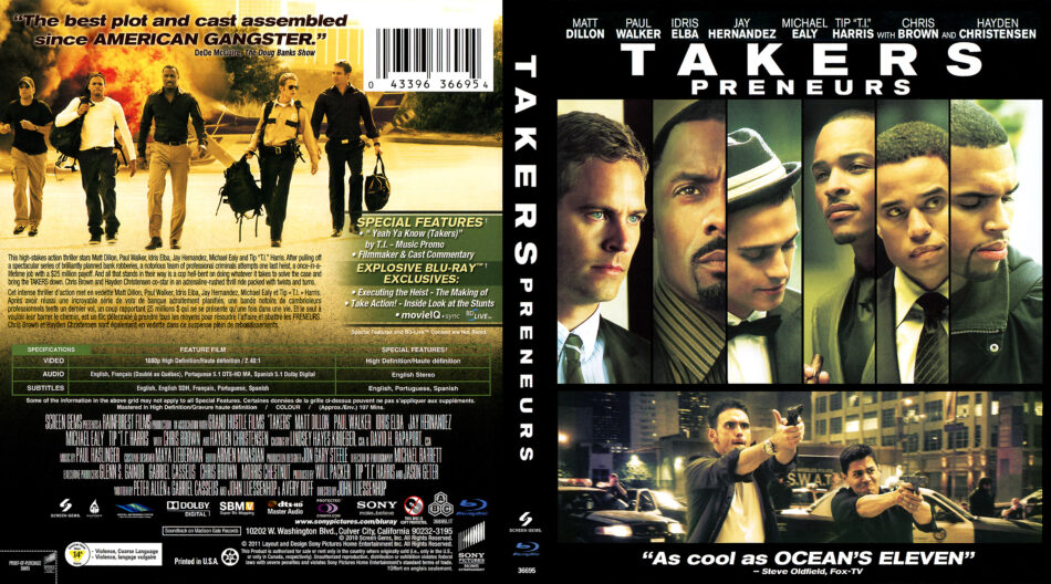 Takers (2010) DE Blu-Ray Covers - DVDcover.Com
