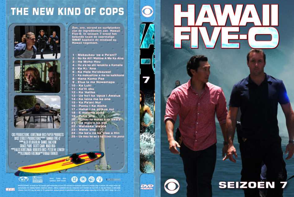 Hawaii 5-0 - Seizoen 1-10 - spanning spine Custom DUTCH Covers ...