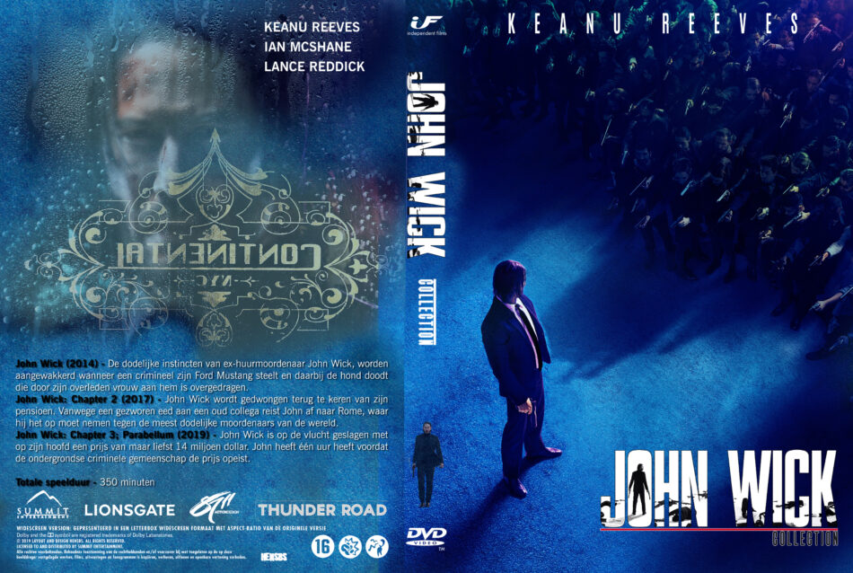 John Wick Collection (3) R2 Custom DUTCH Cover - DVDcover.Com