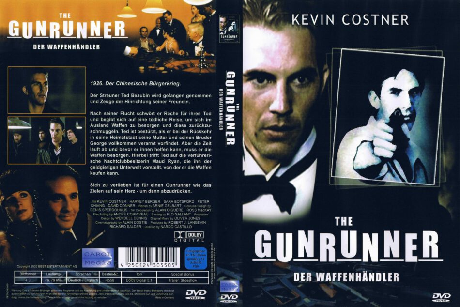 The Gunrunner-Der Waffenhändler R2 DE DVD Cover - DVDcover.Com