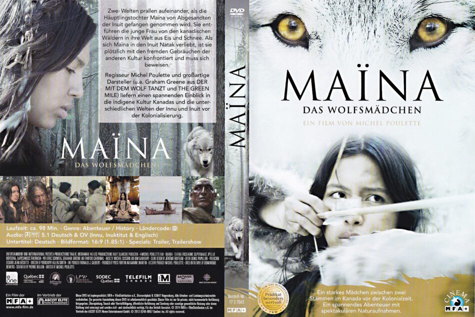 Maina, das Wolfsmädchen (2013) R2 DE DVD Cover - DVDcover.Com