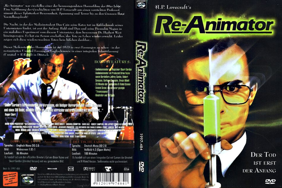 Re-Animator (2002) R2 DE DVD Covers - DVDcover.Com