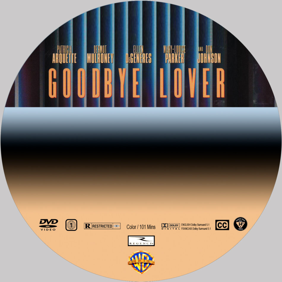 GOODBYE LOVER (1998) DVD COVER & LABEL - DVDcover.Com