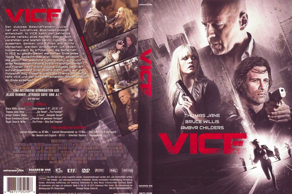 Vice (2015) R2 DE DVD Cover - DVDcover.Com