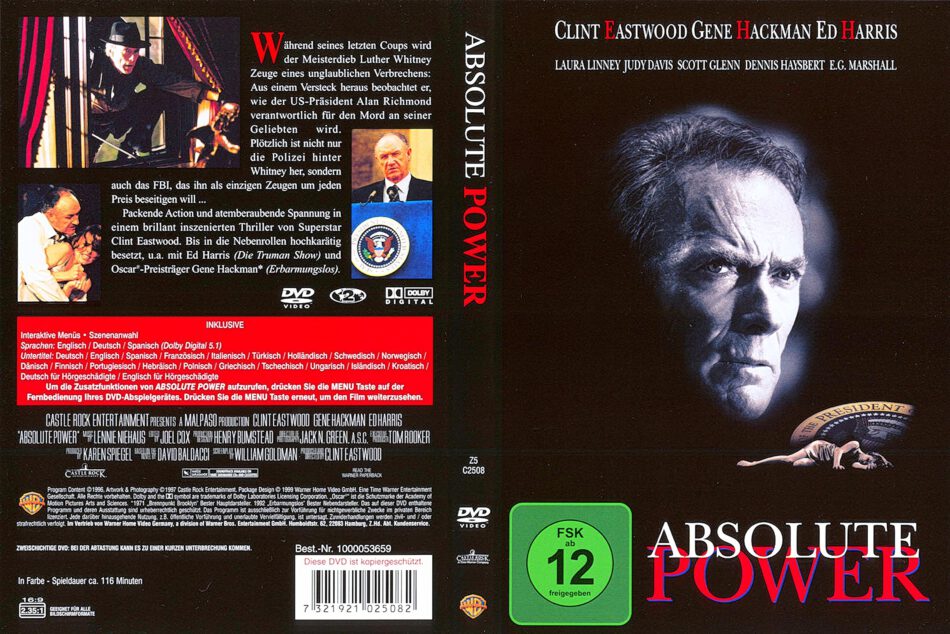 Absolute Power (1996) R2 DE DVD Covers - DVDcover.Com