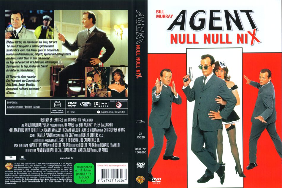 Agent Null Null Nix (1997) R2 DE DVD Cover - DVDcover.Com