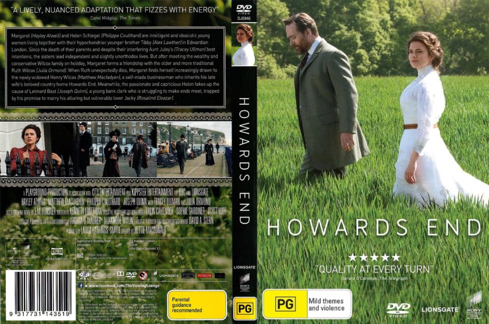 Howards End (2018) R4 DVD Cover - DVDcover.Com