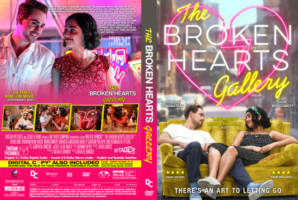 The Broken Hearts Gallery (2020) R1 Custom DVD Cover - DVDcover.Com