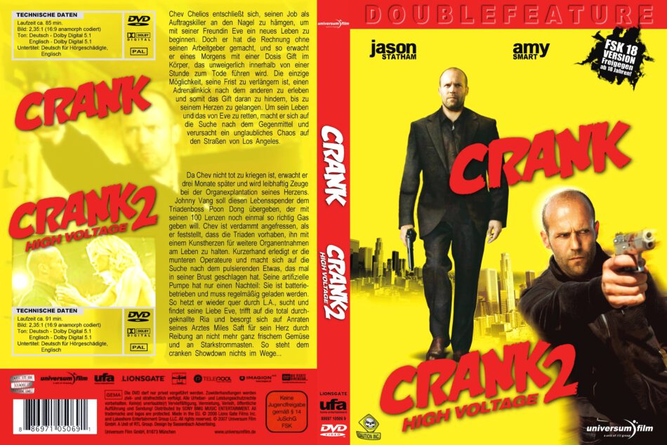 Crank 1&2 (2006) R2 DE DVD Cover - DVDcover.Com