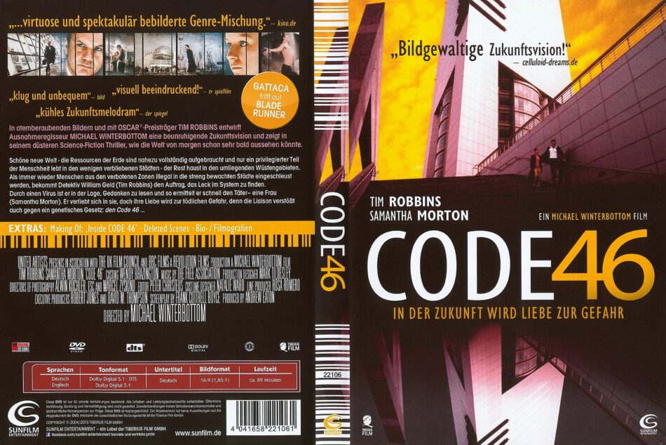 Code 46 (2004) R2 DE DVD Cover - DVDcover.Com