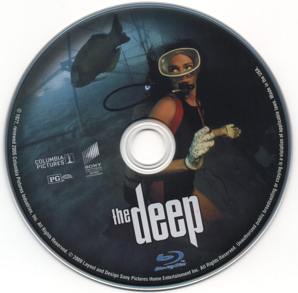 The Deep (1977) Blu-Ray Cover & label - DVDcover.Com