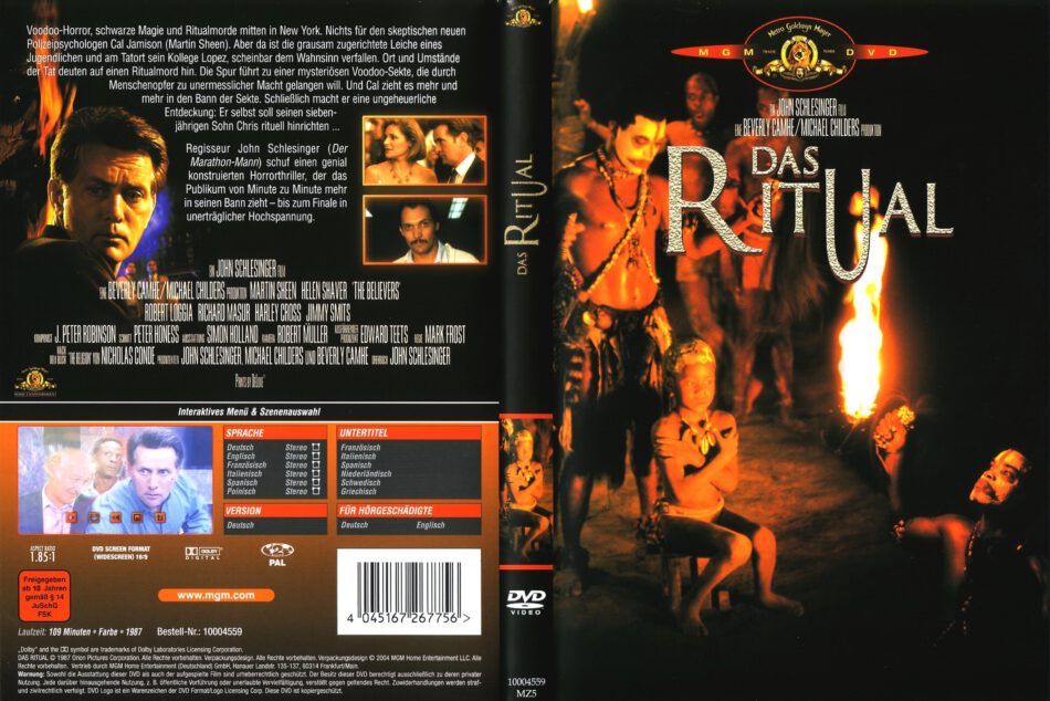 Das Ritual (1987) R2 DE DVD Cover - DVDcover.Com