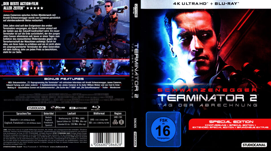 Terminator 2 Judgement Day (1991) R4 DVD Cover - DVDcover.Com