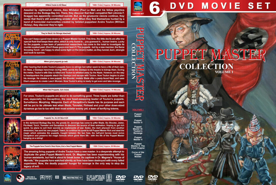 Puppet Master Collection - Volume 1 R1 Custom DVD Cover - DVDcover.Com