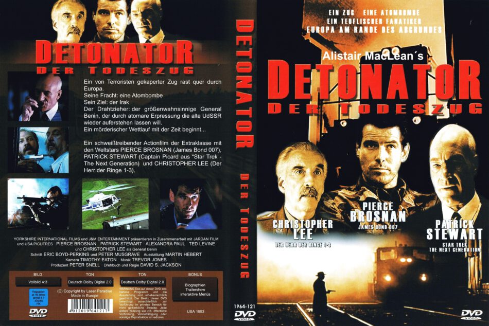 Detonator-Der Todeszug (1993) R2 DE DVD Cover - DVDcover.Com