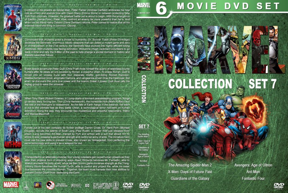 Marvel Collection - Set 7 R1 Custom DVD Cover - DVDcover.Com