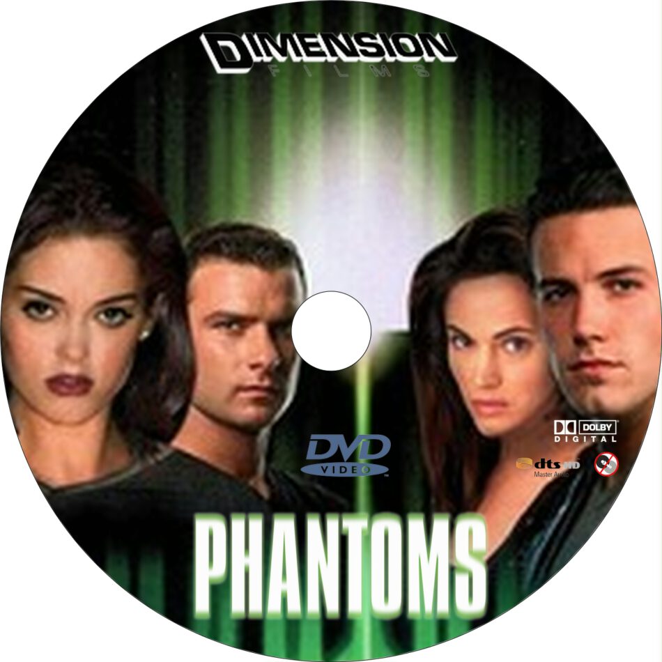 Phantoms (1998) R0 and R2 DVD Labels - DVDcover.Com