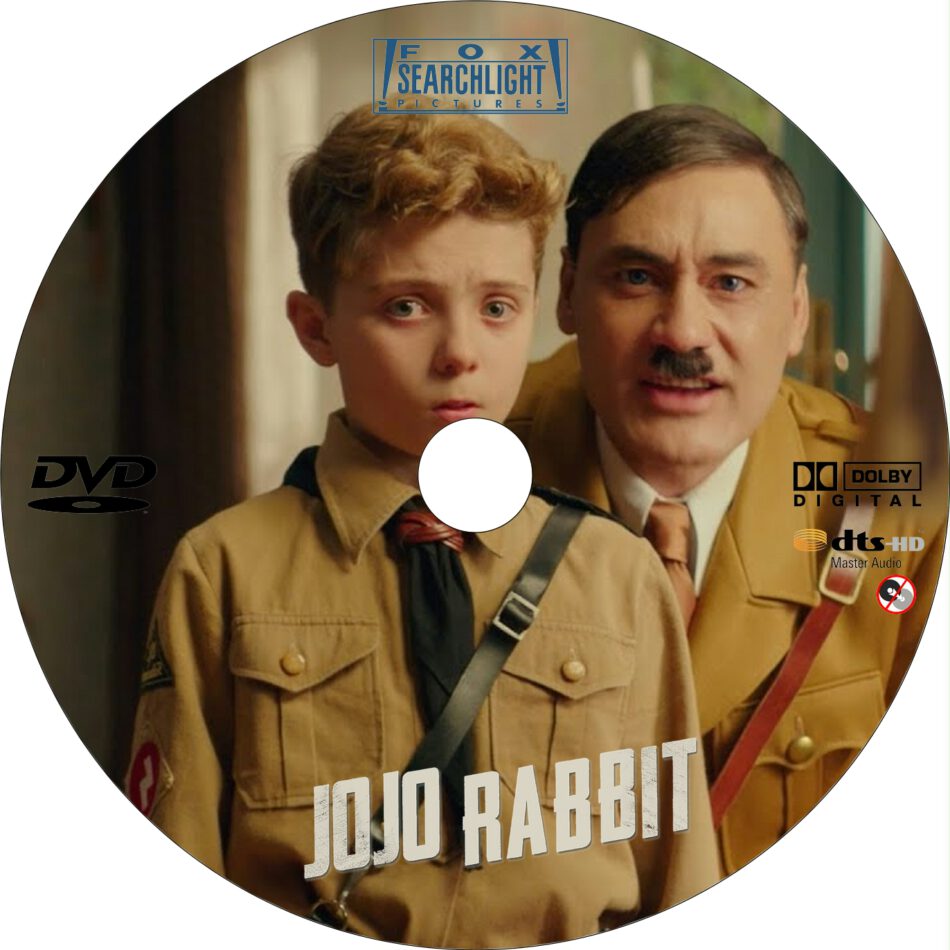 JoJo Rabbit (2019) R0 and R2 Custom DVD Labels - DVDcover.Com