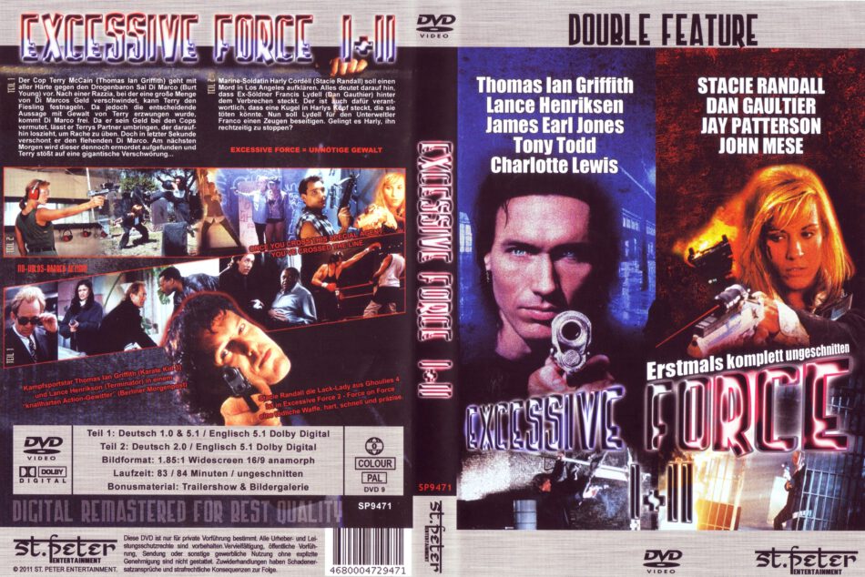 Excessive Force I+II R2 DE DVD Cover - DVDcover.Com