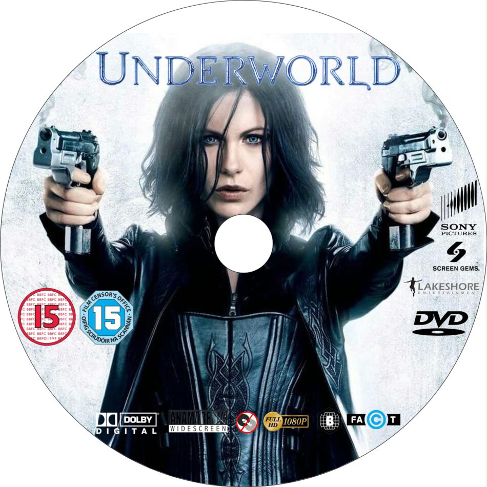 Underworld (2003) Custom R0 and R2 DVD Labels - DVDcover.Com